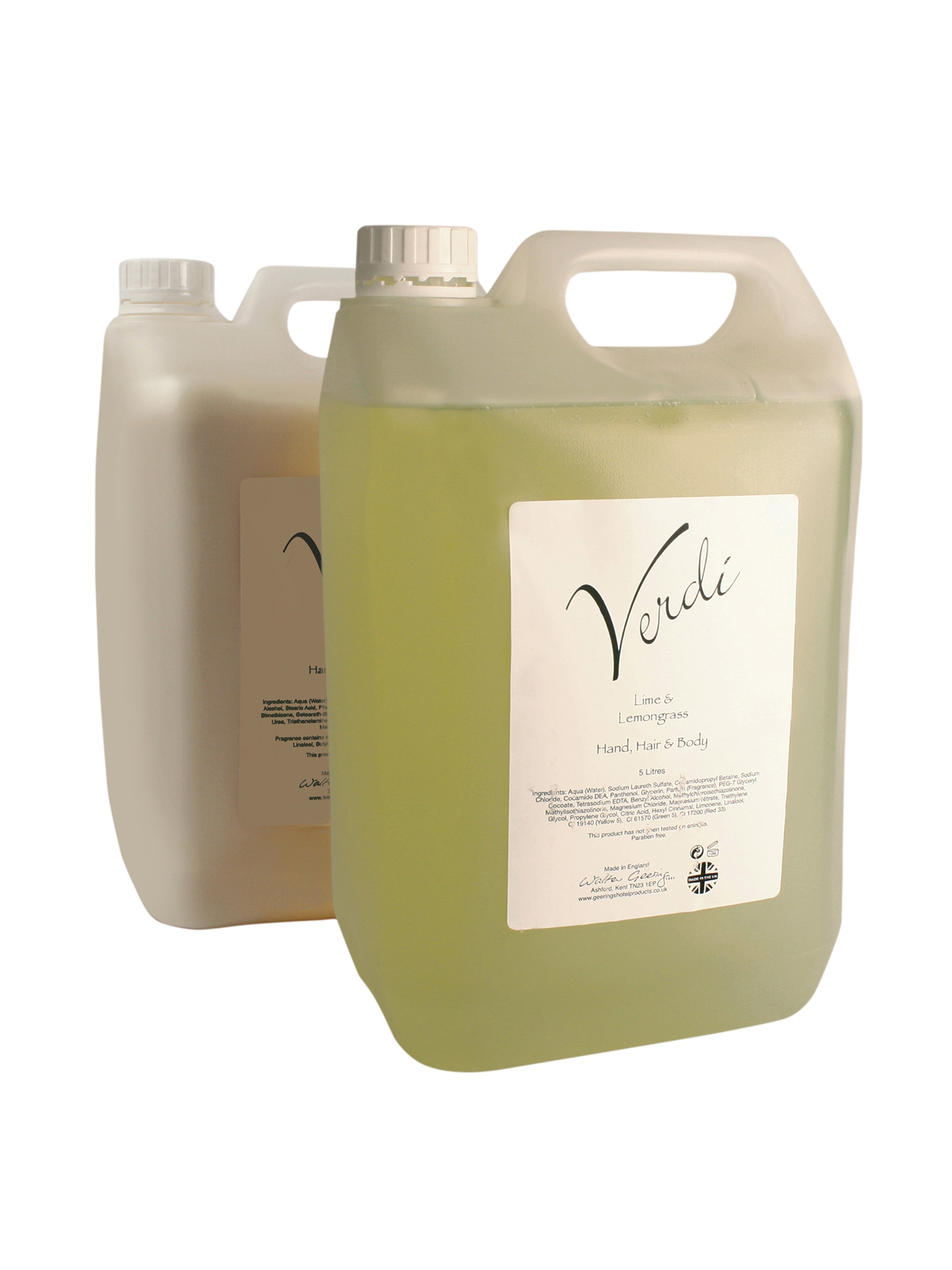 Verdi 5 Litre Hand, Hair & Body Wash and Lotion Refills For Dispensers