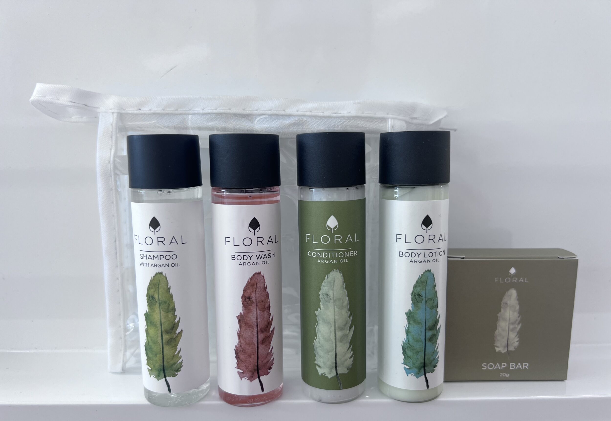 Bathroom welcome packs for hotels and holiday parks
