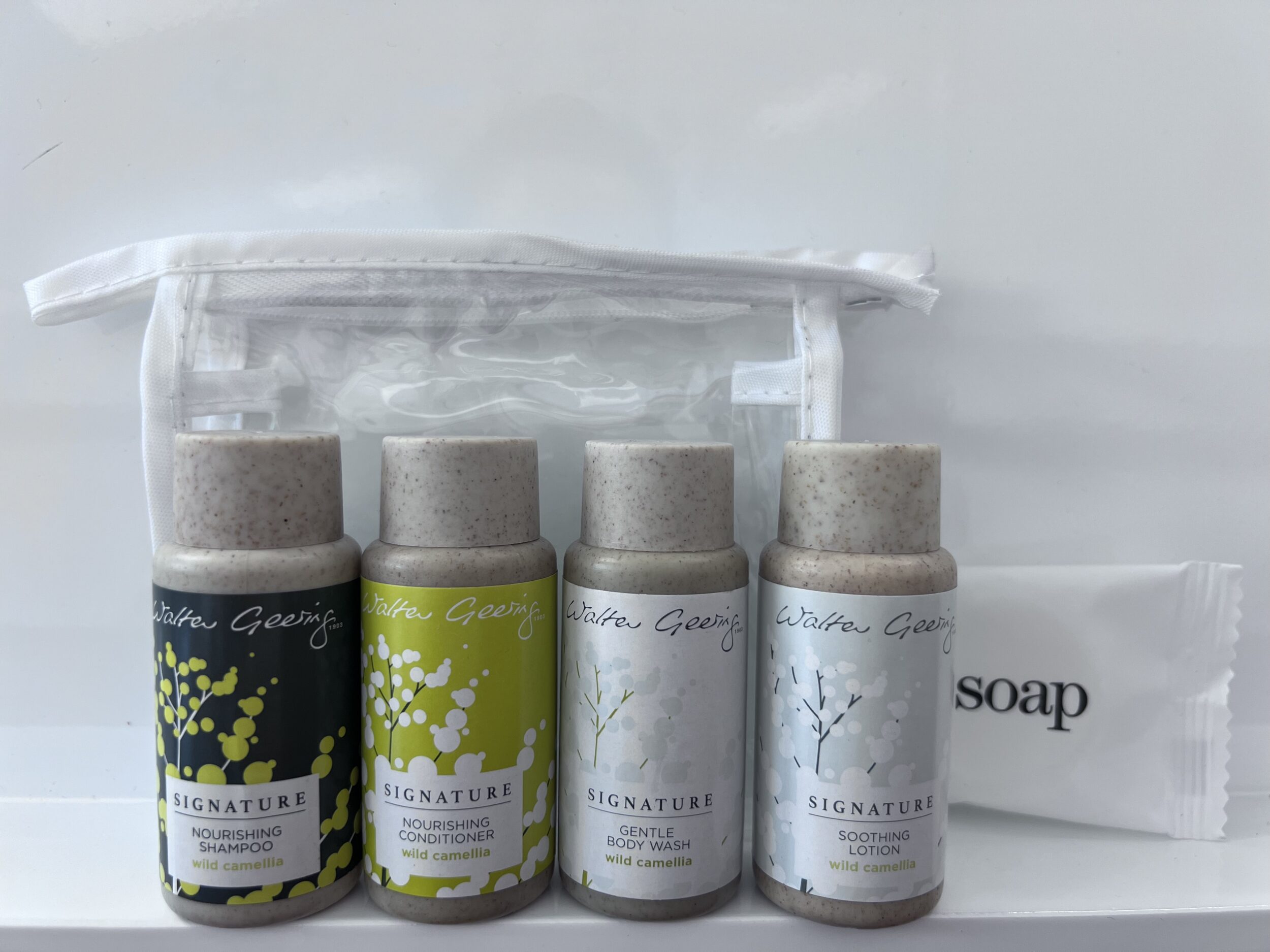 Bathroom welcome packs for hotels and holiday parks